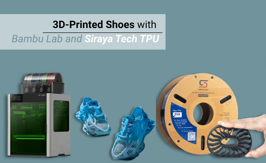 3D-Printed Shoes with Bambu Lab and Siraya Tech TPU