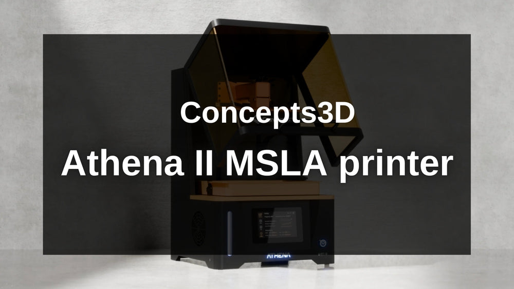 Concepts3D Athena II: 16K MSLA Printer with Smart Features&Open Resin