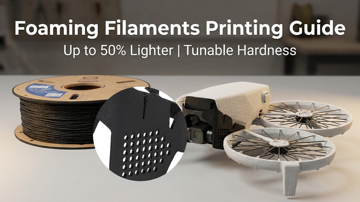 Mastering Foaming Filaments: Tips for TPU Air & LW-PLA | Siraya Tech