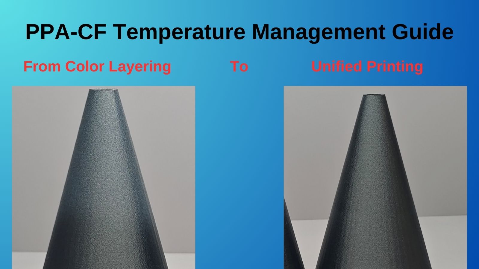 Fix PAHT-CF PPA-CF fialment Prints color:A Temperature Management Guide