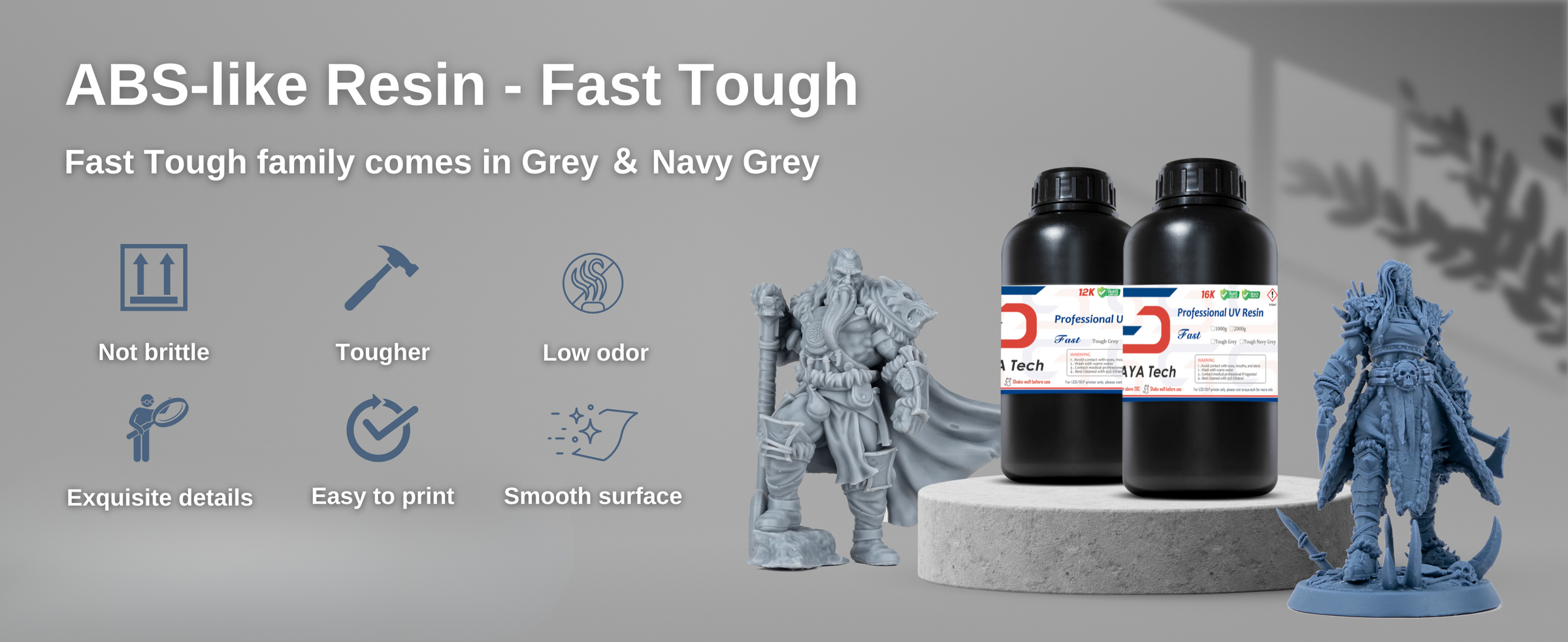 Siraya Tech Fast Tough ABS-like Resin | Resin for 3d printing