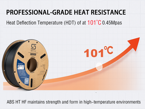 ABS HT HF Filament – High Temp High Flow ABS | Siraya Tech Fibreheart
