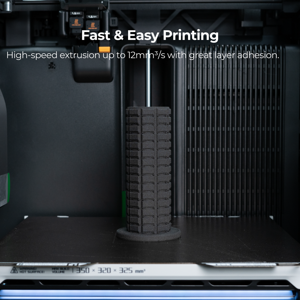 Siraya Tech TPU Air Black Filament – Lightweight Foaming Flexible