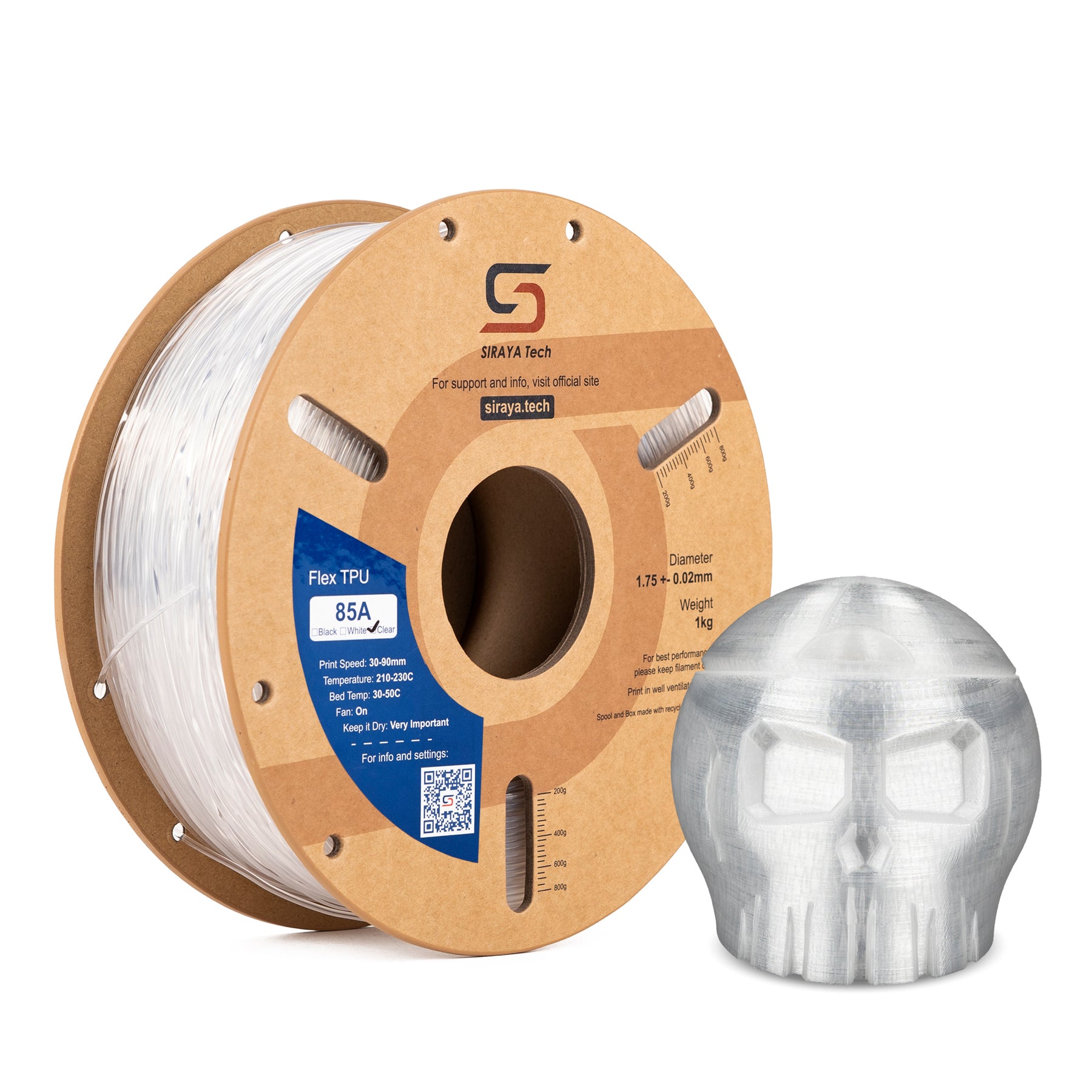 Siraya Tech Flex TPU: Premium Filament for Flexible 3D FDM Printer