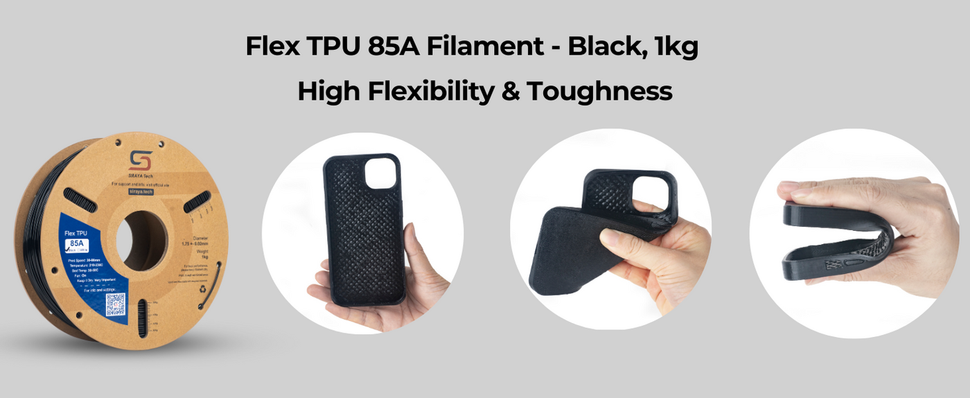 Siraya Tech Flex TPU: Premium Filament for Flexible 3D FDM Printer