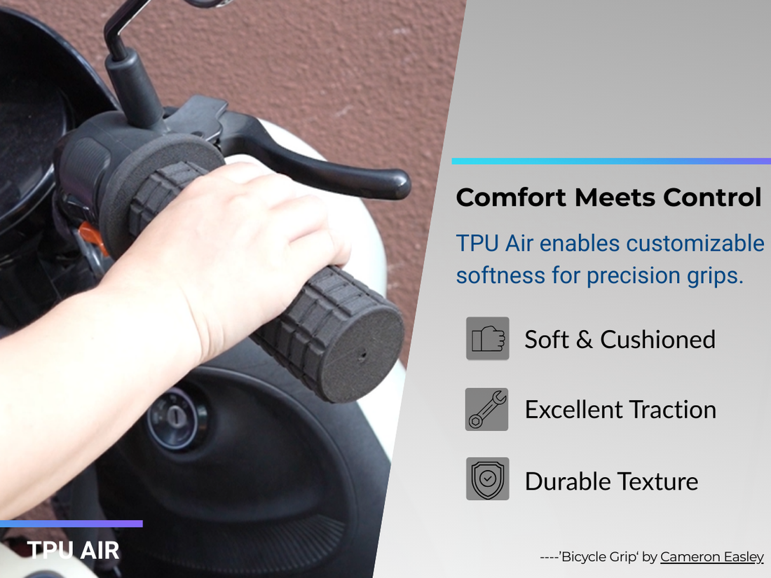 Siraya Tech TPU Air Black Filament – Lightweight Foaming Flexible