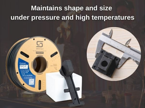 Siraya Tech Fibreheart PPA-CF Core Black Filament for FDM printing