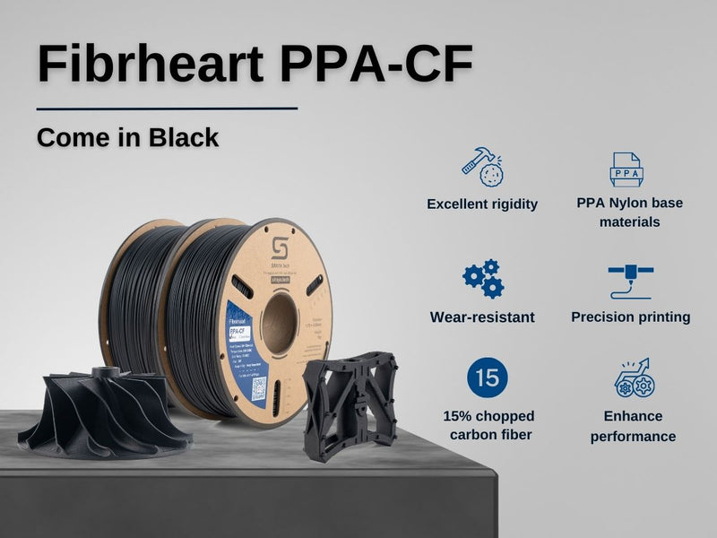 PPA-CF | Industrial 3D Printing Filament - Siraya Tech
