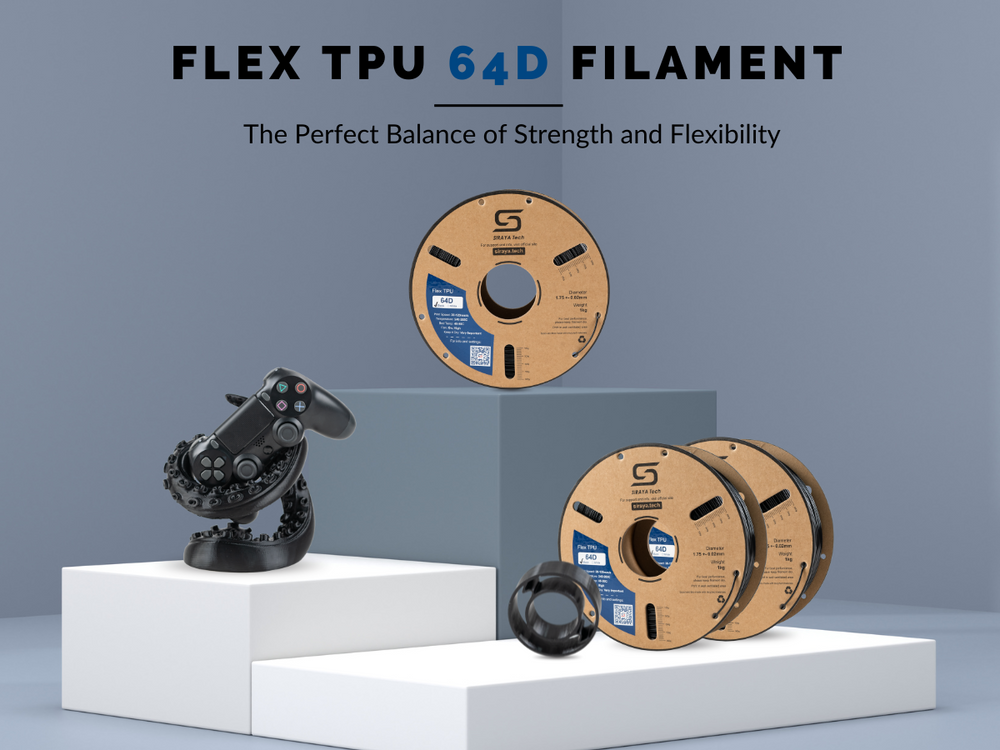 Siraya Tech Flex TPU 64D – Rigid Yet Flexible Industrial TPU Filament