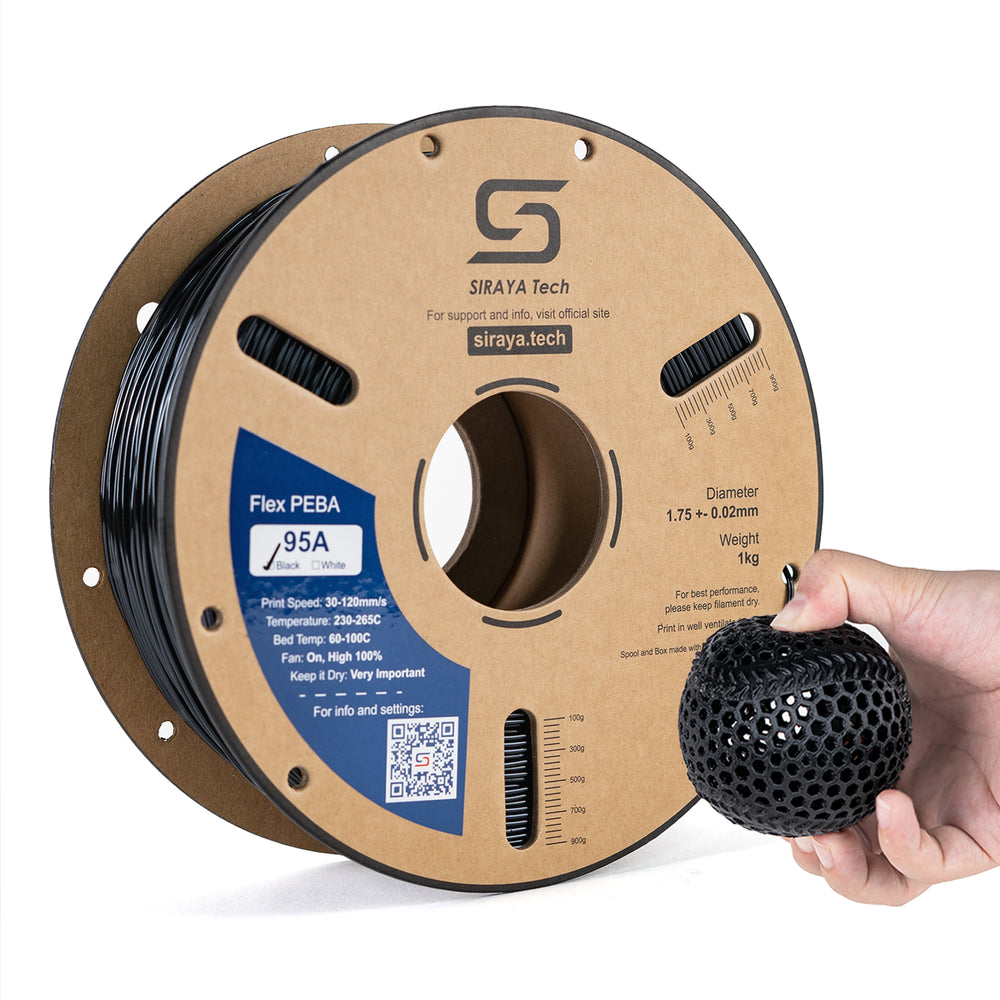 Siraya Tech Fibreheart Rebound PEBA 95A Elastic filamentent for 3d printing