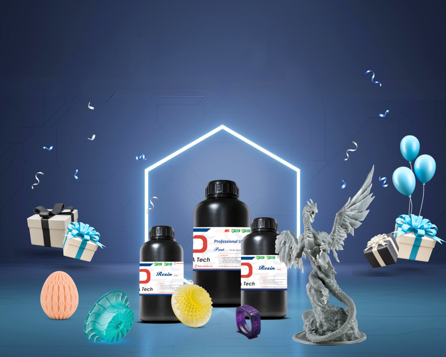 Siraya Tech 3D Printing UV Resin for Elegoo,Anycubic & SLA 3d Printer