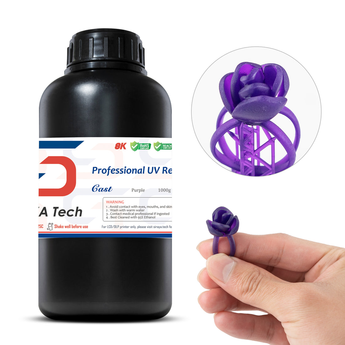 Siraya Tech Castable Resin for jewelry | Elegoo Castable Resin