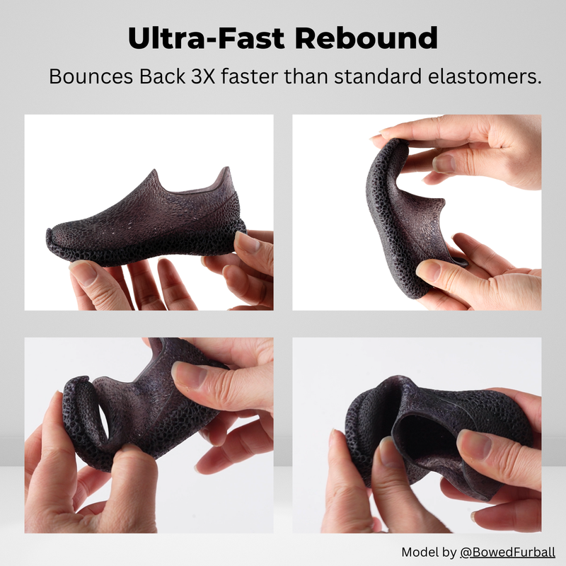 Siraya Tech Rebound 55A Black - Fast-Rebound 3D Printing Resin