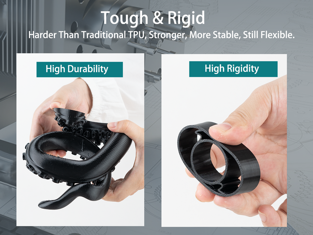 Siraya Tech Flex TPU 64D – Rigid Yet Flexible Industrial TPU Filament