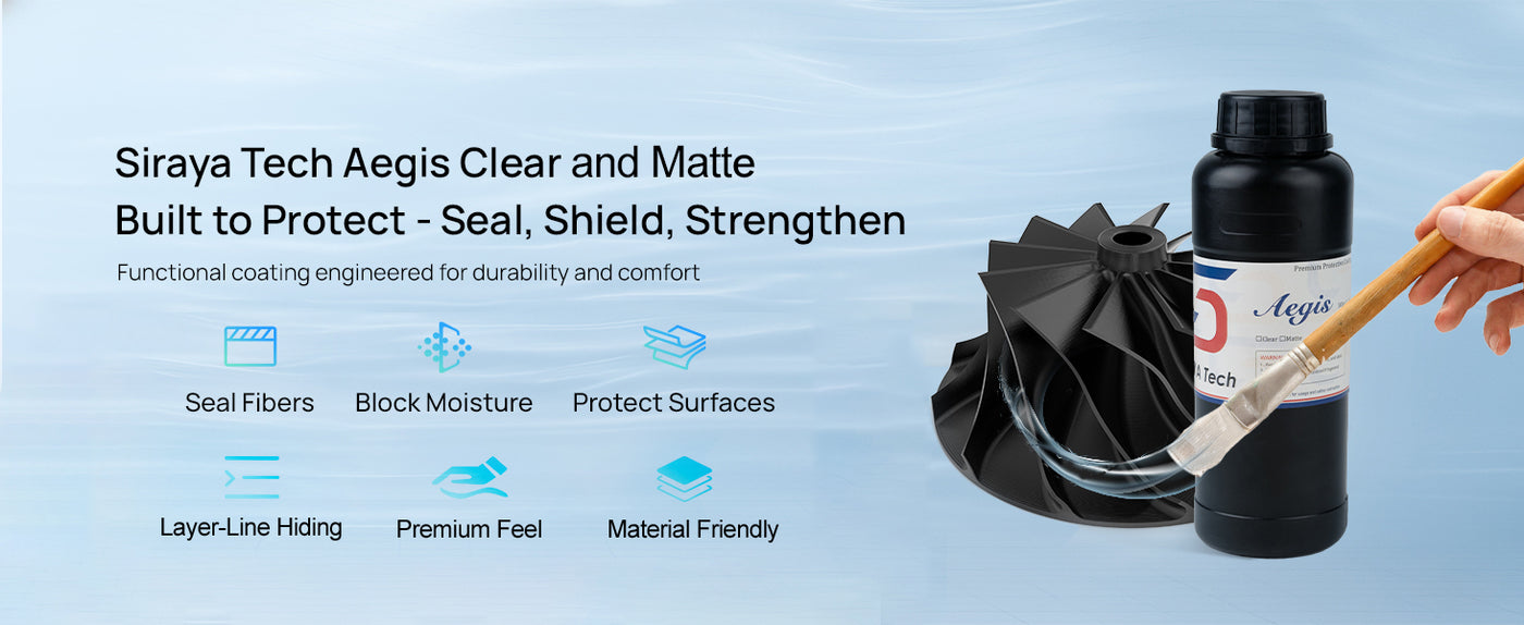 Siraya Tech Aegis | Coating for 3D resin and FDM Filament Prints